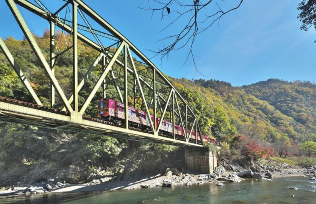 Sagano trolley train